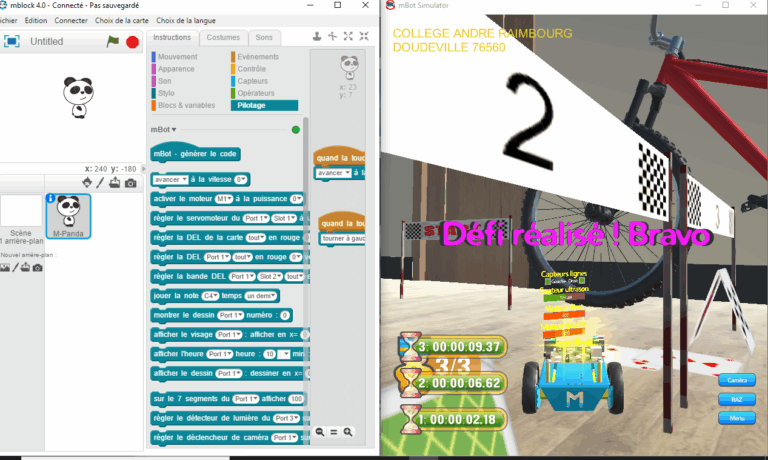 5#25 Mbot simulator - TECHNOLOGIE COLLÈGE