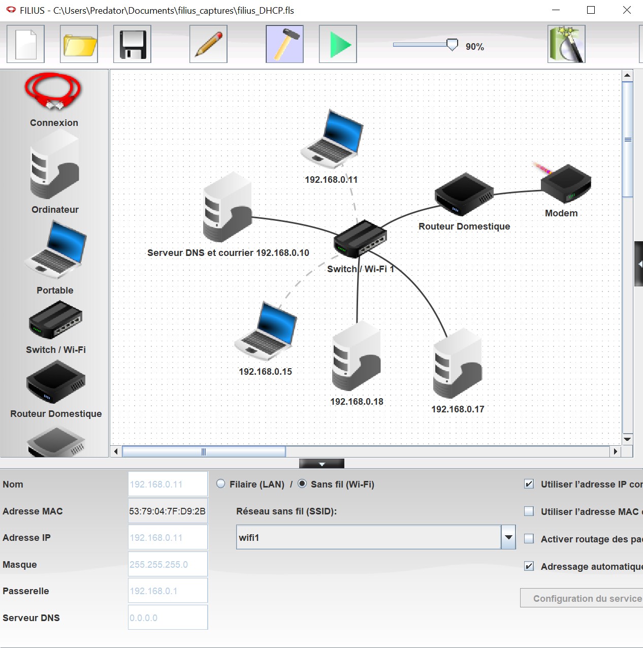 Filius – Réseau informatique – TECHNOLOGIE COLLÈGE